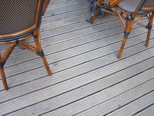 Platelage en chêne, platelage robinier, platelage châtaignier. lame ...